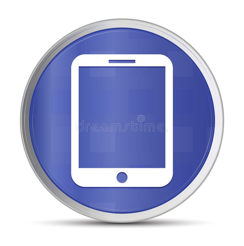 Tablet Icon Abstract Blue Background Illustration Digital Texture ...