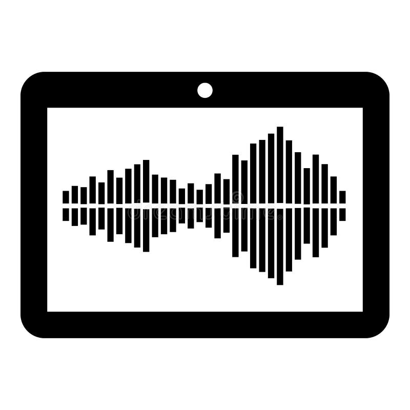 Tablet Icon, Simple Black Style Stock Vector - Illustration of ipad ...