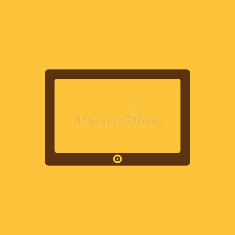 The Tablet Icon. Tablet Symbol Stock Vector - Illustration of cellphone ...