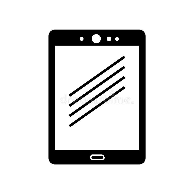 Tablet Icon Vector Sign and Symbol Isolated on White Background Stock ...