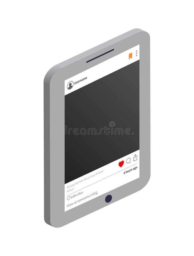 Instagram Screen Vector Stock Illustrations – 1,822 Instagram Screen ...