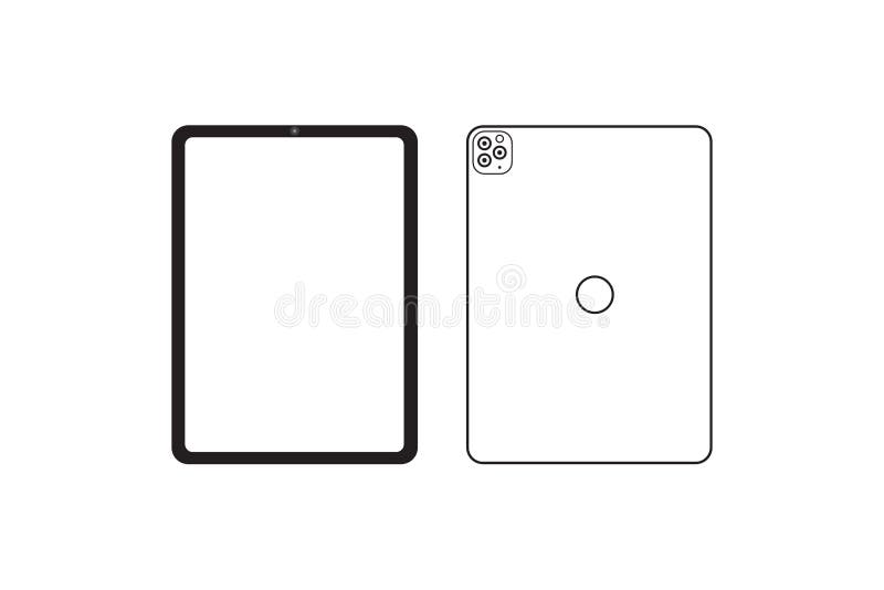 Ipad Front Back Stock Illustrations – 61 Ipad Front Back Stock ...