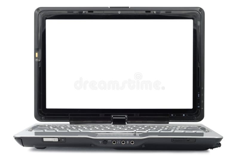 Open Tablet with Keyboard and Android Mobile Phone Stock Photo - Image ...