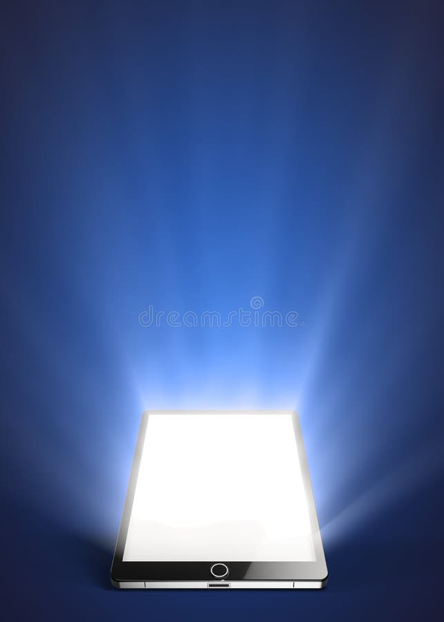 Tablet stock image. Image of screen, light, black, technology - 31954995