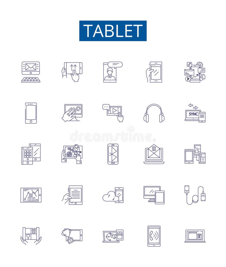 Android Tablet Outline