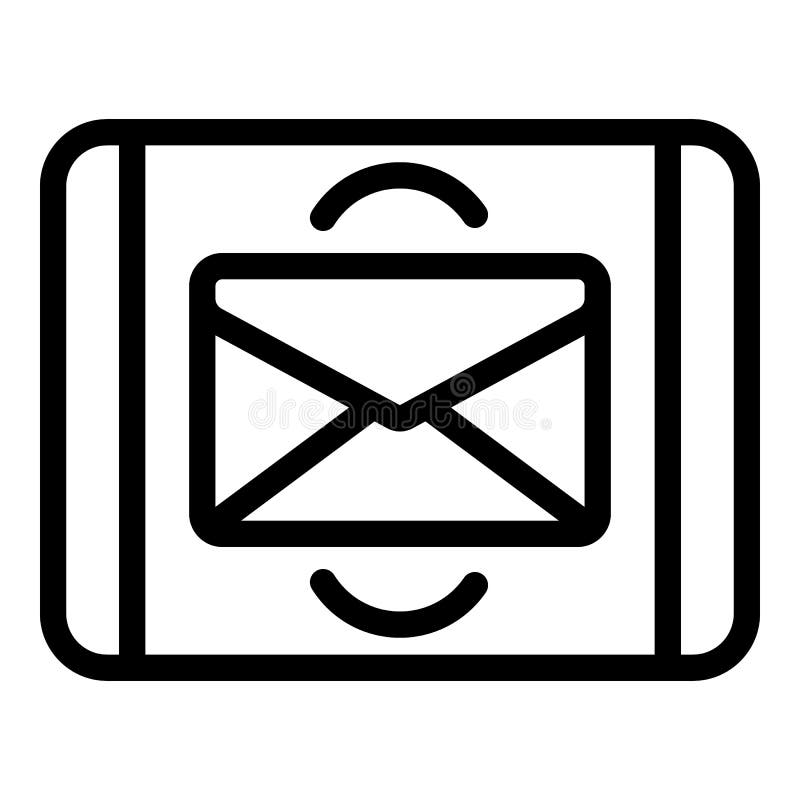 Click Request Icon, Outline Style Stock Vector - Illustration of logo ...