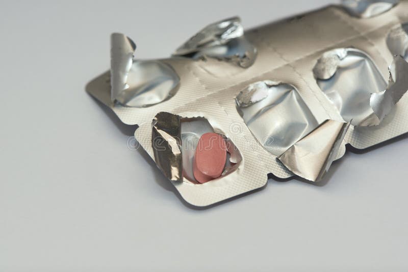 A Tablet of Medication on the Table Stock Photo - Image of dose ...