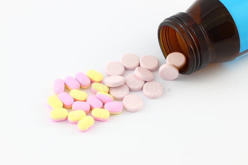 Tablet medicine stock photo. Image of medicine, bottle - 24831574