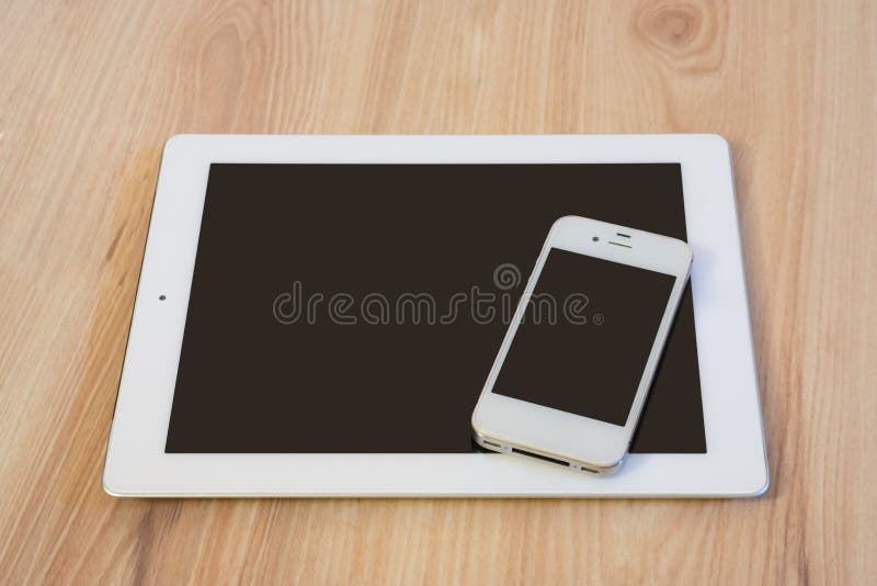 Tablet and mobile phone stock image. Image of develop - 34362201