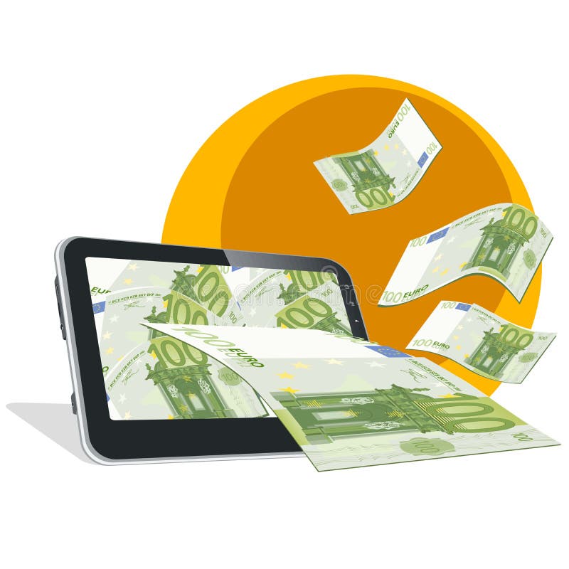 Tablet And Money Picture. Image: 26969527