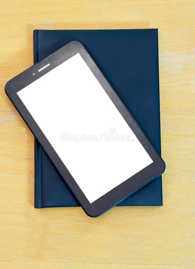 Tablet over book stock image. Image of ipad, hard, online - 46144361