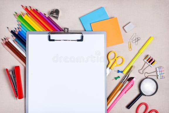 The tablet of paper stock image. Image of note, paper - 26040227