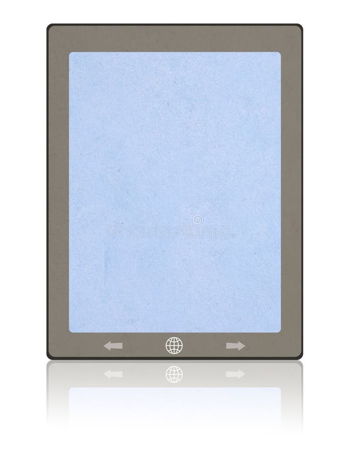 Tablet paper craft stick stock image. Image of modern - 23213647