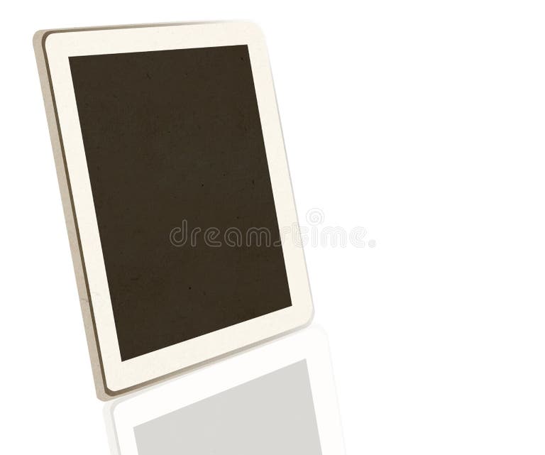 Tablet paper craft stick stock image. Image of board - 23372053