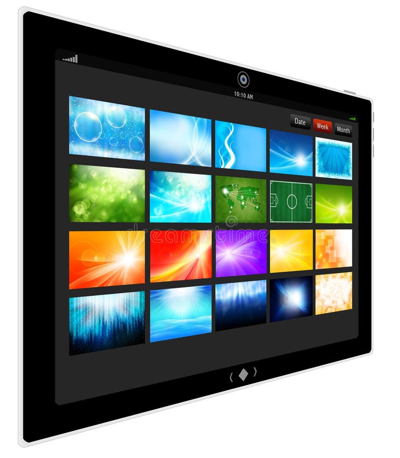 Tablet with windows 8 editorial image. Illustration of microsoft - 35817285