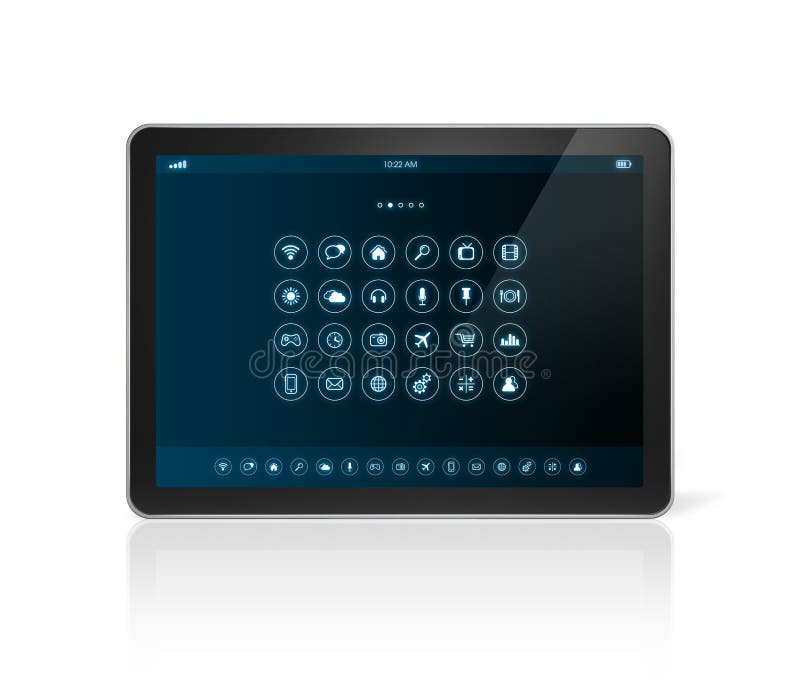 Tablet Pc Apps Icons Stock Illustrations – 385 Tablet Pc Apps Icons ...