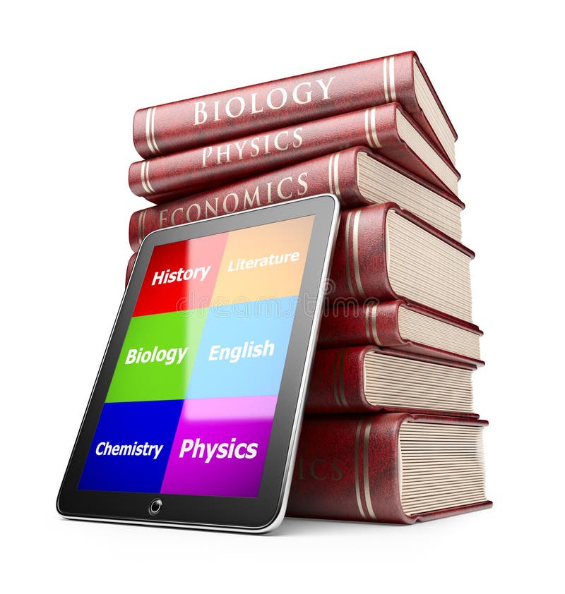 Stack of textbooks stock illustration. Illustration of library - 20767064
