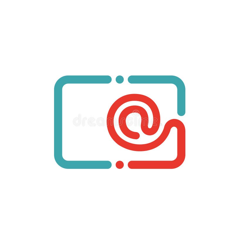 Tablet PC E-mail Icon Vector Illustration. Stock Vector - Illustration ...