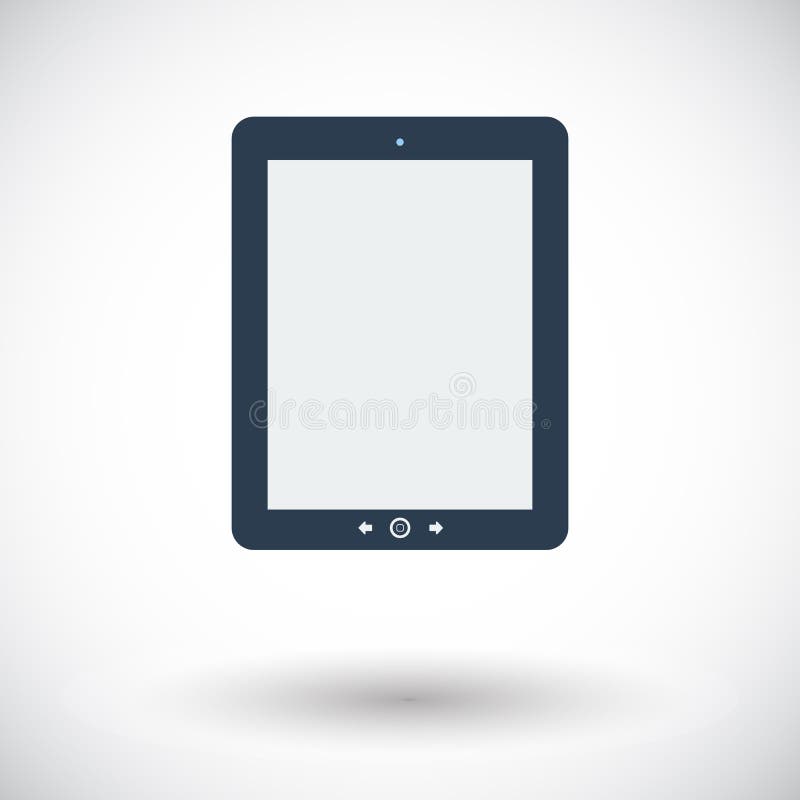 Tablet PC icon. stock vector. Illustration of front - 100095627