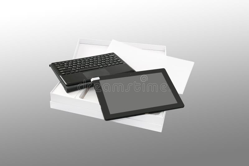 Tablet PC in New Packaging. Stock Image - Image of gadget, device: 71360973