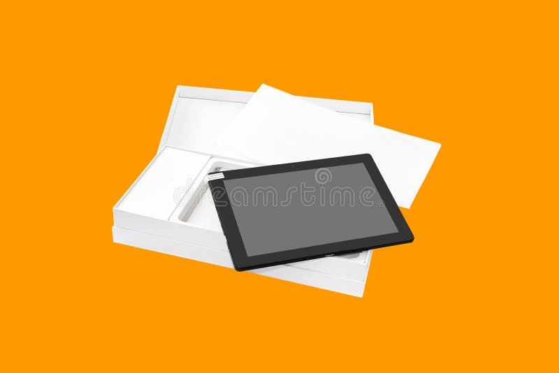 Tablet PC in New Packaging. Stock Photo - Image of packaging ...