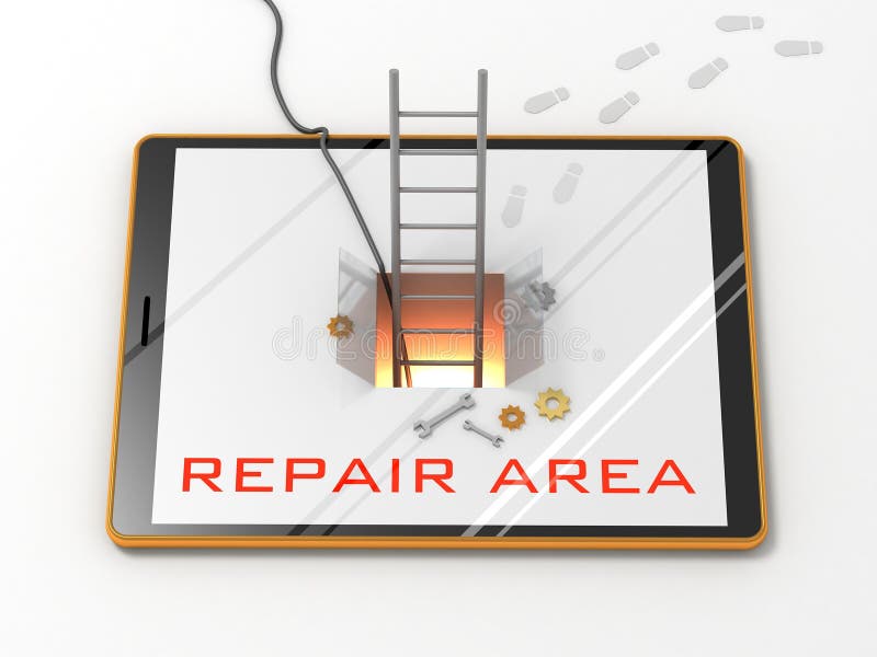 Tablet PC 5. stock illustration. Illustration of modern - 56022438