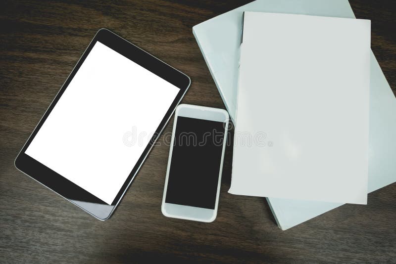 Tablet Pc Smartphone Books Table Stock Photos - Free & Royalty-Free ...