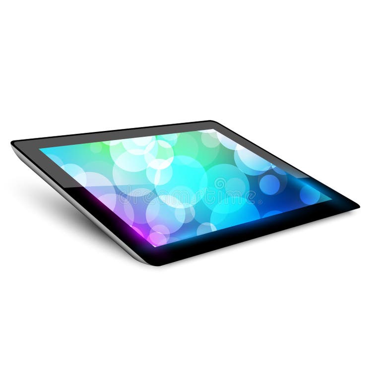 Tablet Back View Stock Illustrations – 845 Tablet Back View Stock ...