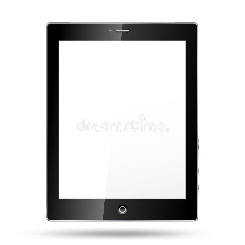 The new wide tablet stock vector. Illustration of mobile - 32655840