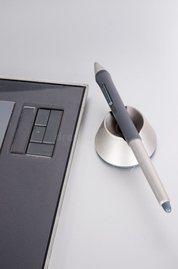 Tablet and pen stock photo. Image of writing, tablet - 48574702
