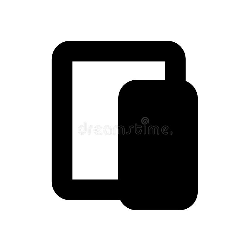 Phone Icon stock vector. Illustration of button, information - 194443698