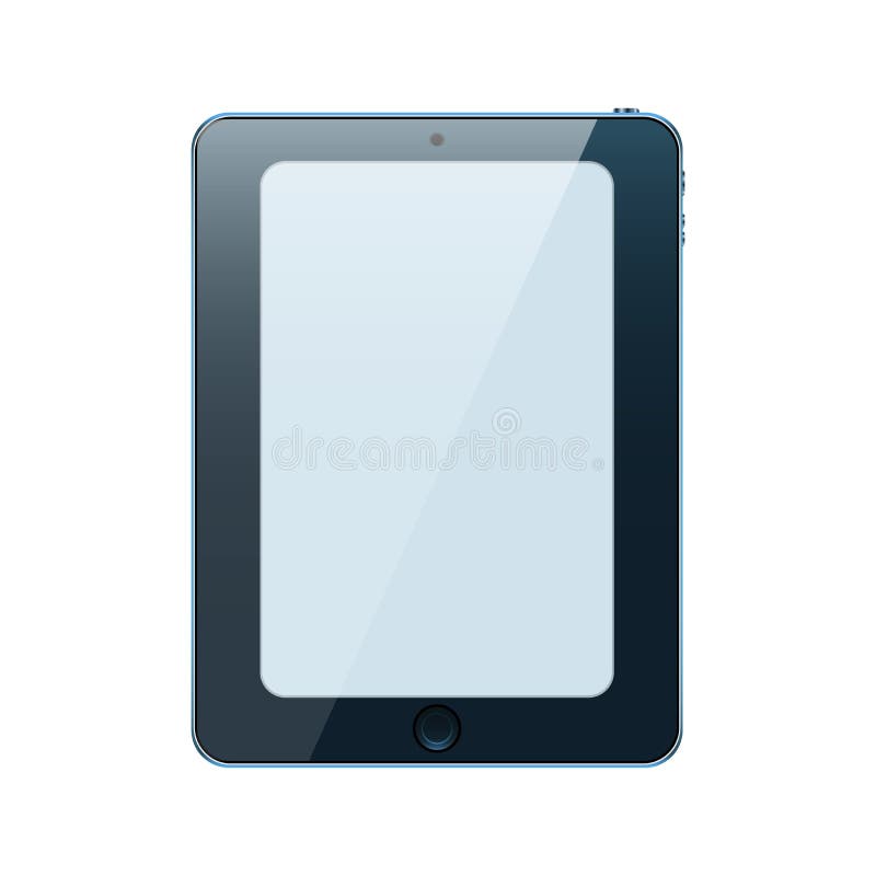 Tablet Realistic Icon. Vector Isolated Illustration for Web Stock ...