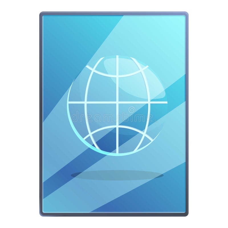 Tablet Remote Access Icon, Cartoon Style Stock Vector - Illustration of ...