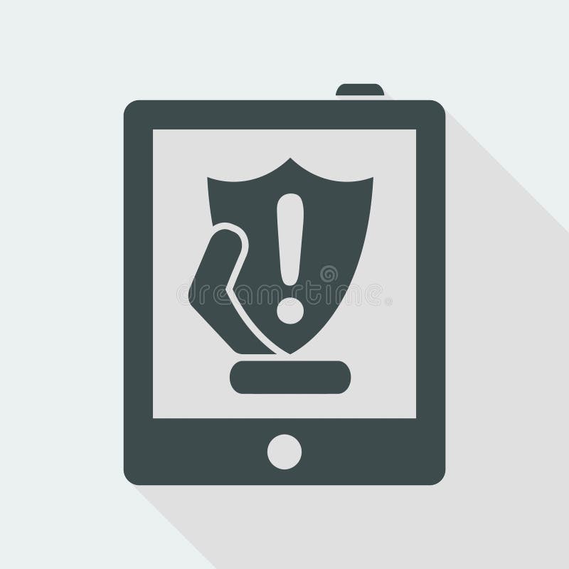 Tablet safety stock vector. Illustration of internet - 117819102