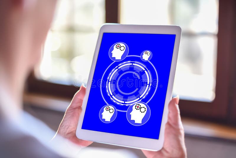 Artificial Intelligence Concept on a Tablet Stock Photo - Image of ...