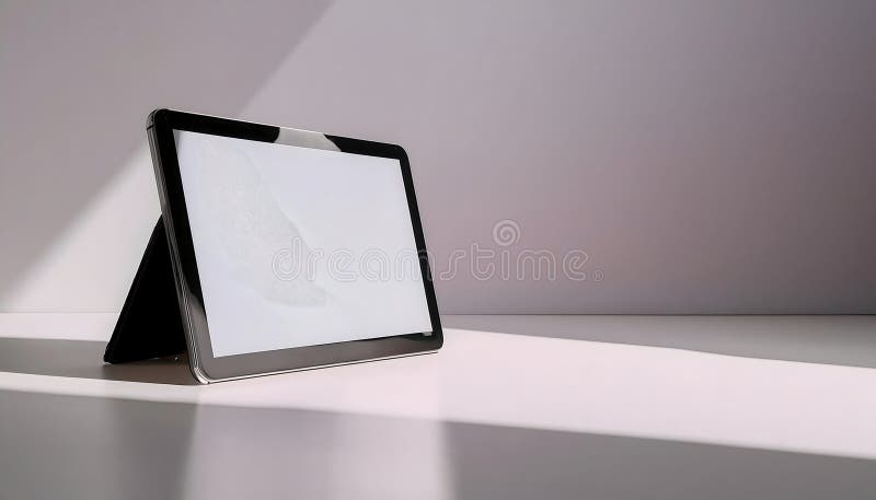 Tablet Screen Displaying E-commerce Product Page, Realistic Shadows, 3D ...
