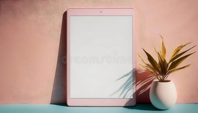 Tablet Screen Displaying E-commerce Product Page, Realistic Shadows, 3D ...