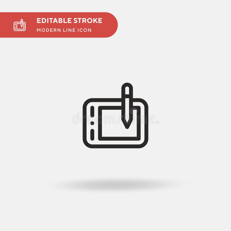 Tablet Simple Vector Icon. Illustration Symbol Design Template for Web ...