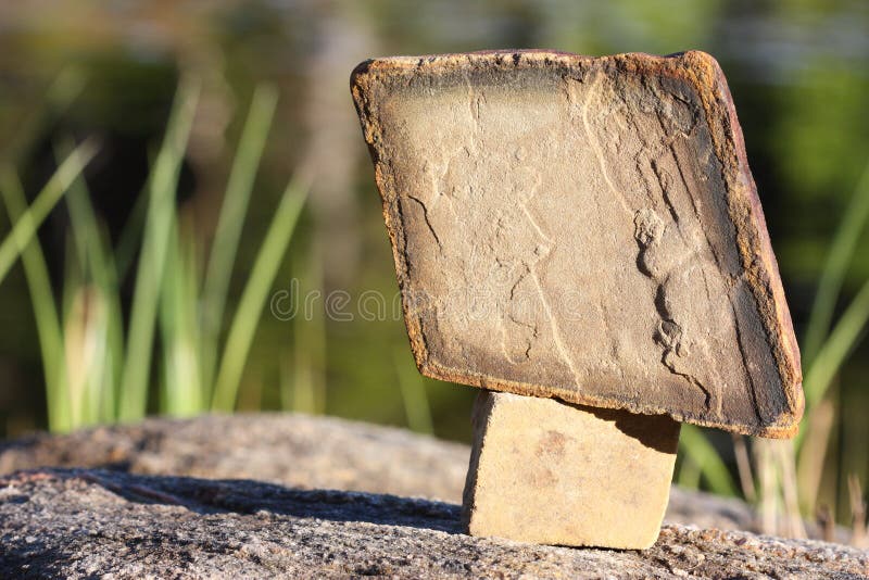 The tablet of stone stock image. Image of landscape, flowing - 14787045