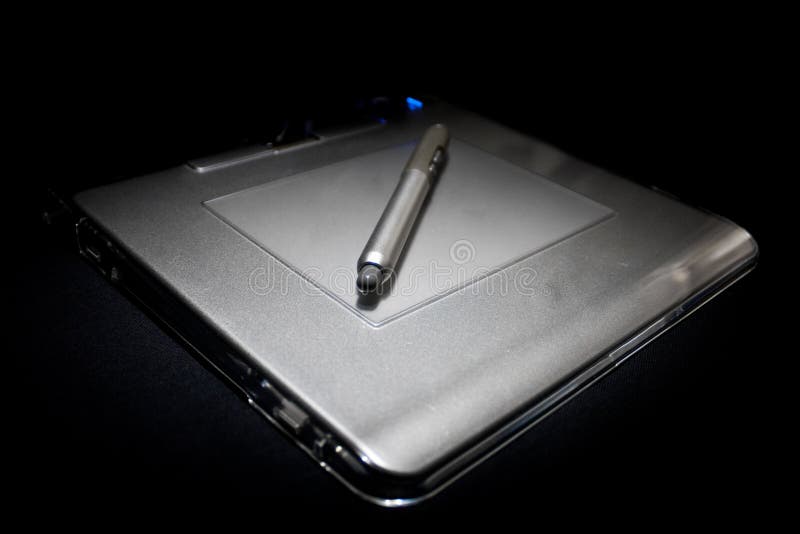 Tablet with stylus stock photo. Image of business, sketch - 9433056