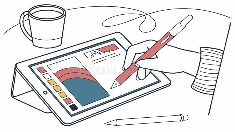 Tablet and Stylus Design, Digital Drawing, Graphic Tablet, Creative ...