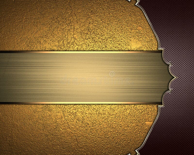 The Tablet for Text with Gold Ribbon. Element for Design. Template for ...