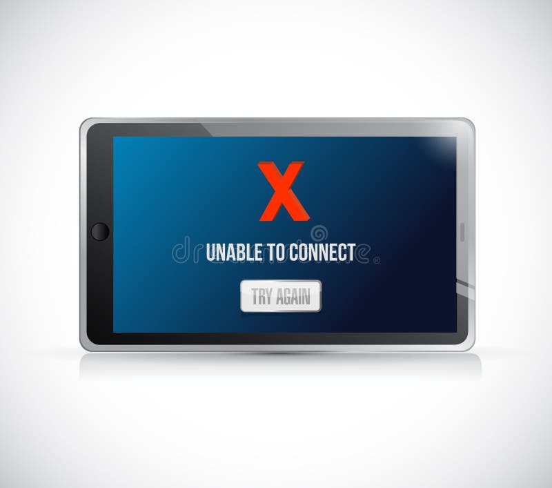 Unable Connect Disconnect Error Failure Problem Concept Stock Image ... Unable Connect Disconnect Error Failure Problem Concept Stock Image ...