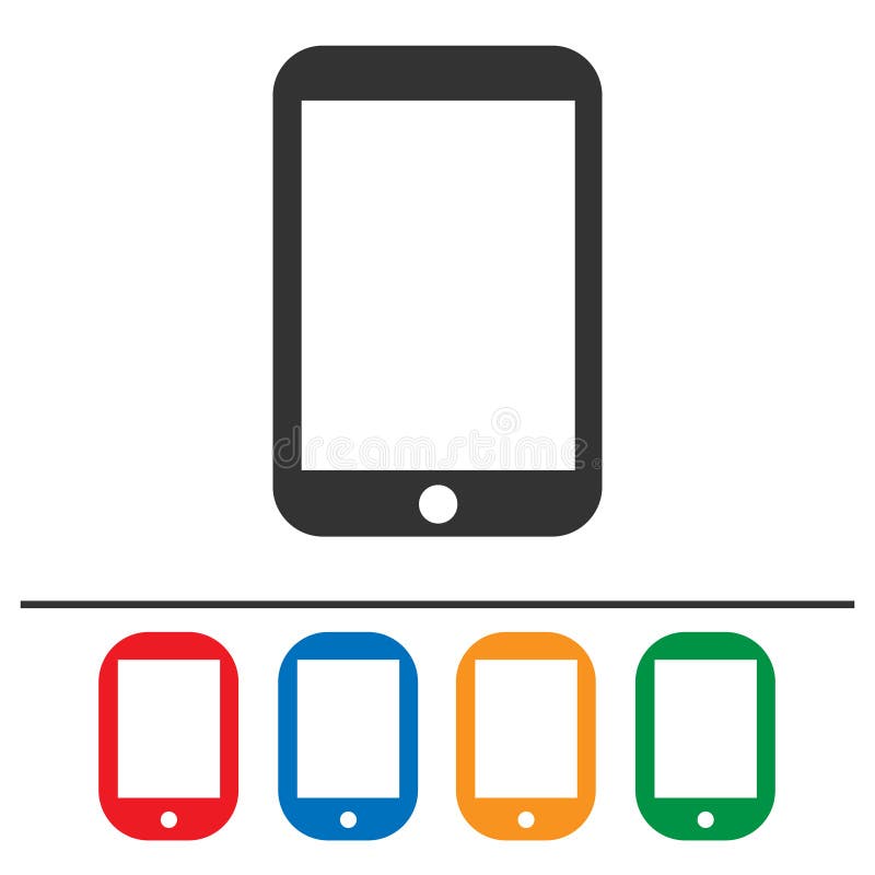 Tablet Vector Icon Eps 10. Simple Isolated Illustration Stock Vector ...