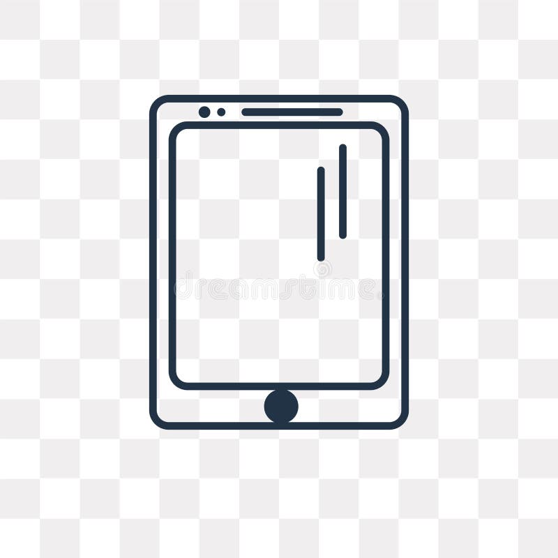 Tablet Icon Vector Sign and Symbol Isolated on White Background, Tablet ...