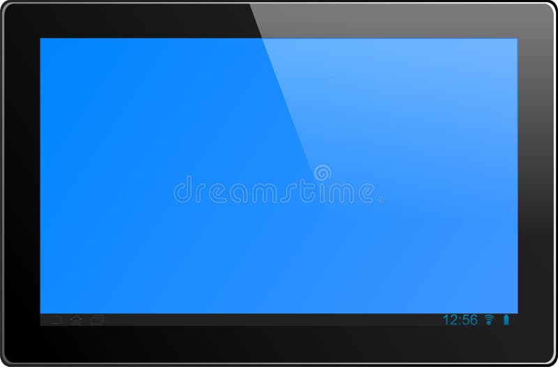 Tablet stock illustration. Illustration of display, reflection - 42425018