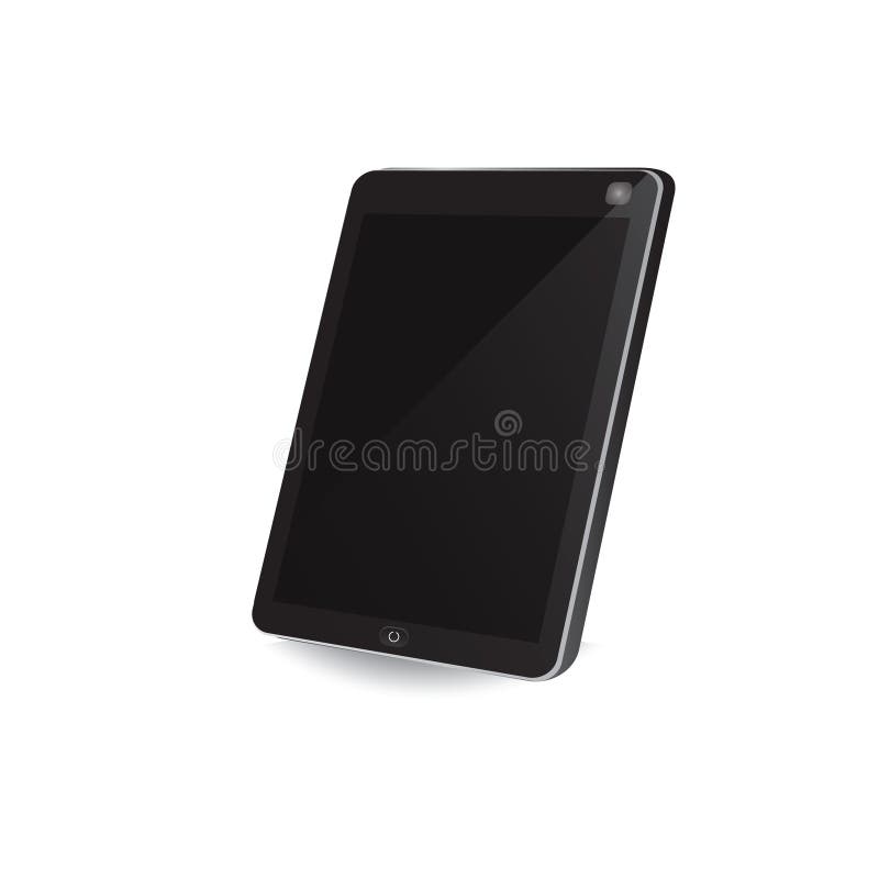 Tablet. Vector Illustration Decorative Design Stock Vector ...