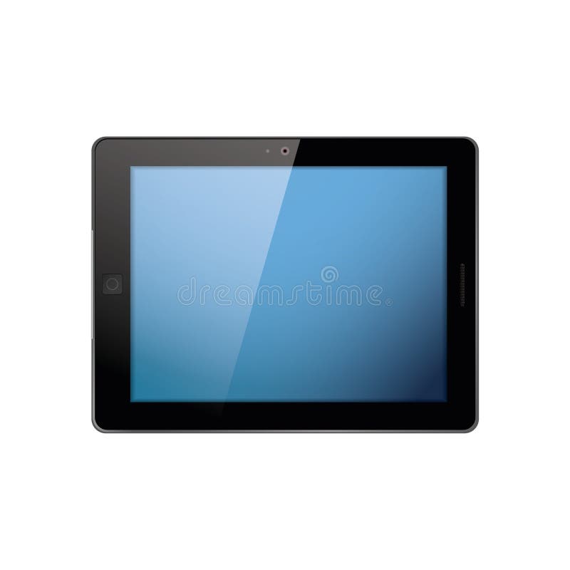 Tablet. Vector Illustration Decorative Design Stock Vector ...