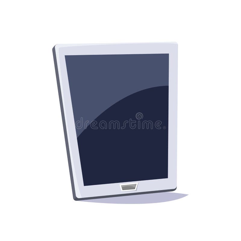 Hands Holding Tablet, Vector Illustration Stock Vector - Illustration ...