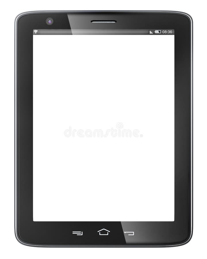 Tablet view front stock illustration. Illustration of tablet - 80193645